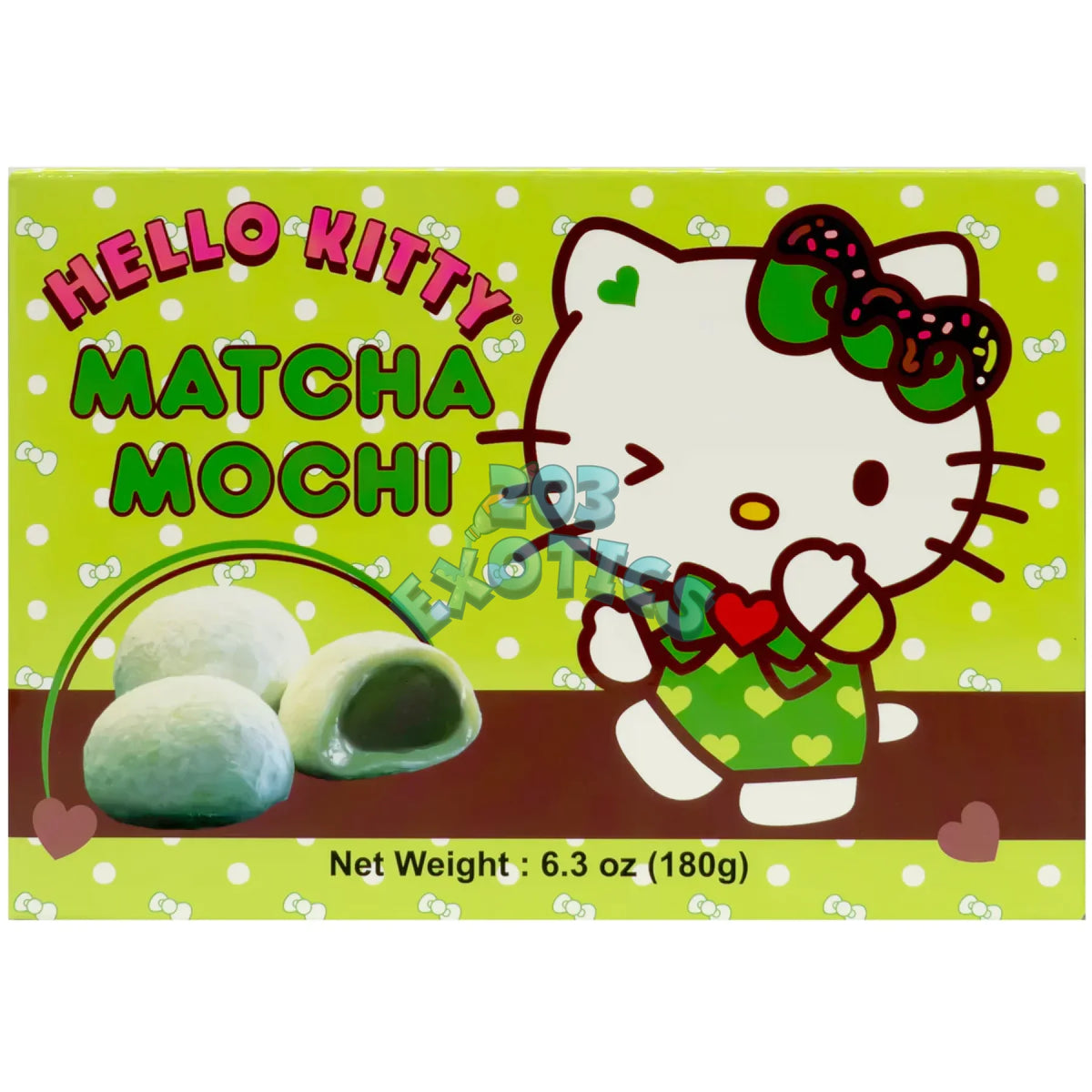 Hello Kitty Matcha Mochi (180g) | 203 Exotics