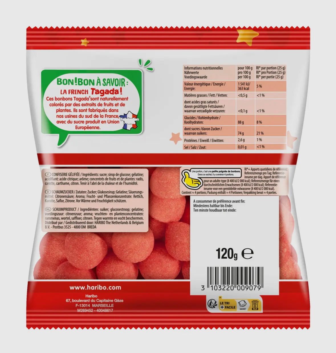 Haribo Tagada Red (120g) | 203 Exotics
