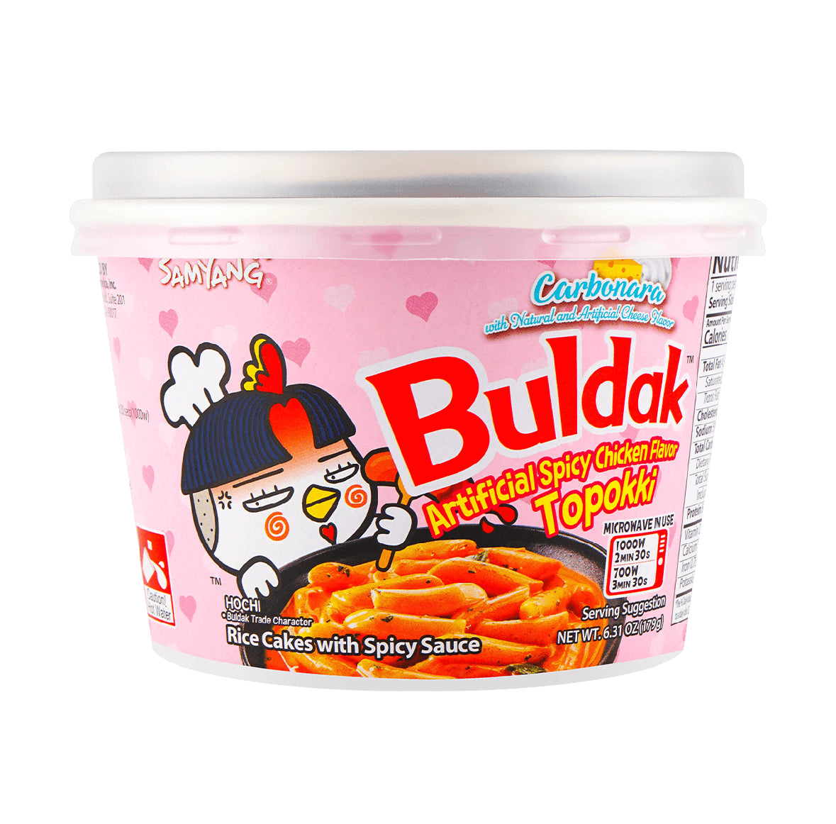 Buldak Carbonara Topokki Flavor (169g) | 203 Exotics