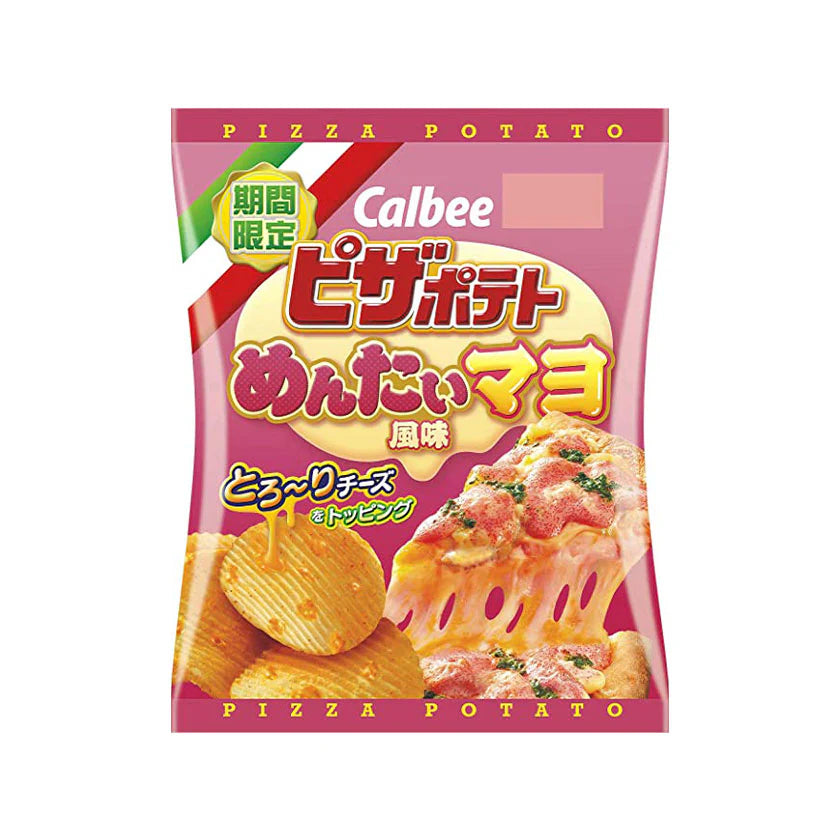 Calbee Mentai Mayo Pizza Potato Chips (57g) | 203 Exotics