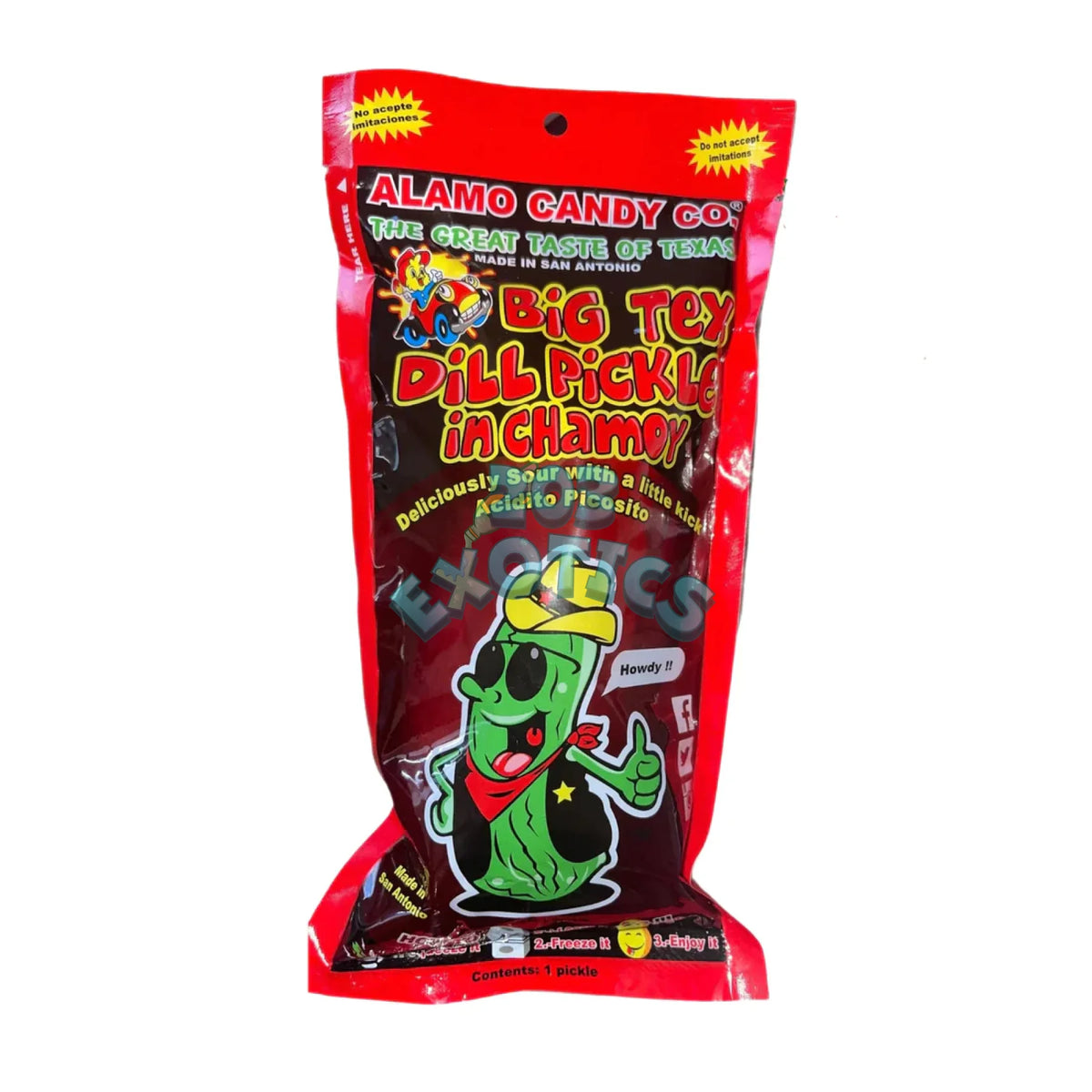 Alamo Candy Co Big Tex Chamoy Pickle | 203 Exotics