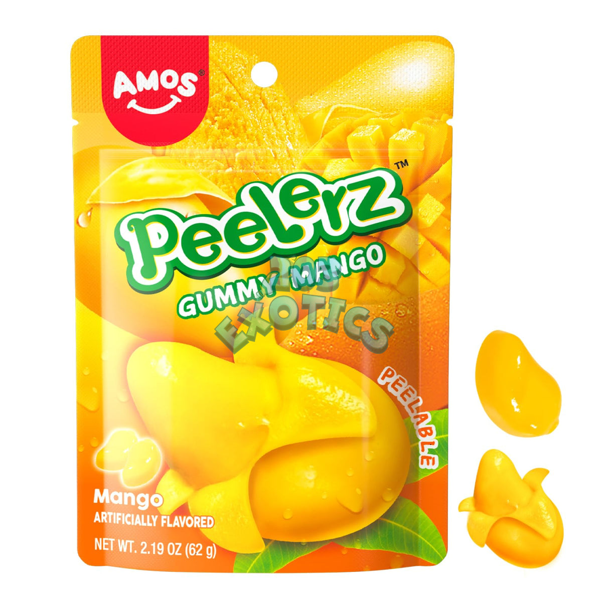 Amos Peelerz Mango Gummies (3oz) | 203 Exotics