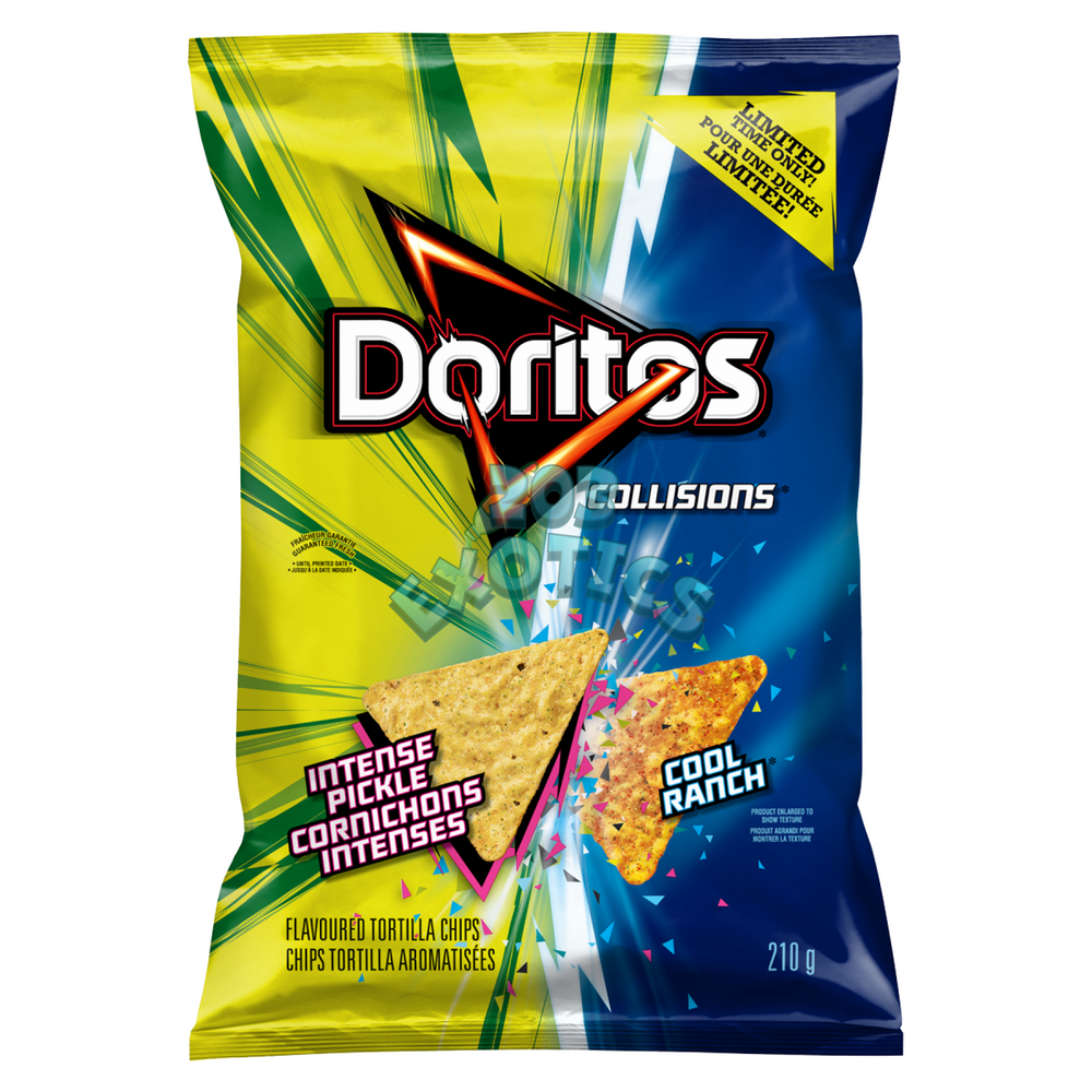 Doritos Collisions Cool Ranch and Tangy Pickle Flavored Chips (65g ...