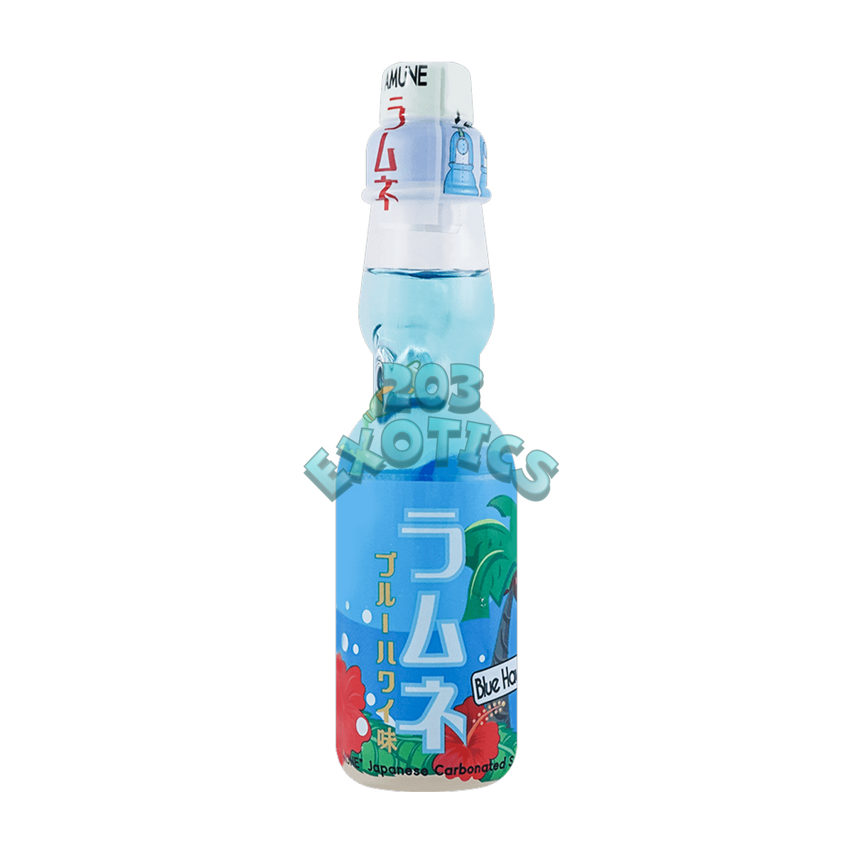 Hatakosen Blue Hawaii Ramune (200ml) | 203 Exotics