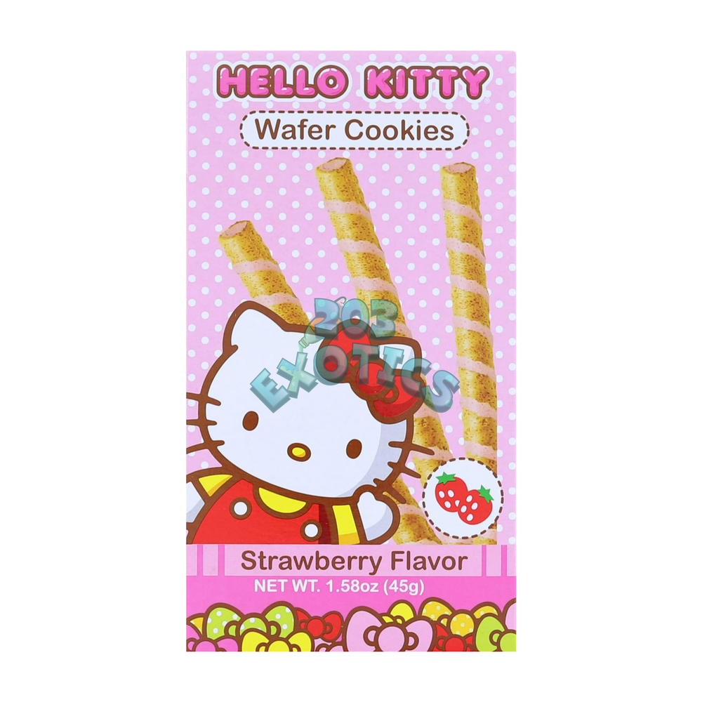Hello Kitty Strawberry Wafer Roll (50g) | 203 Exotics