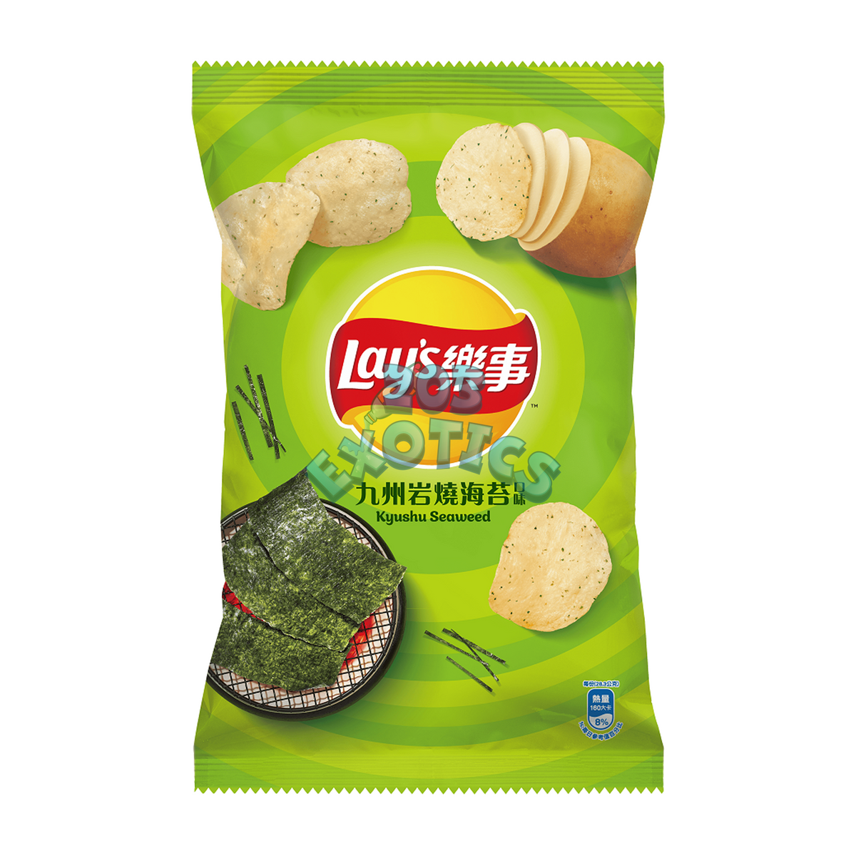 Lay's Kyushu Seaweed Flavored Chips | 203 Exotics
