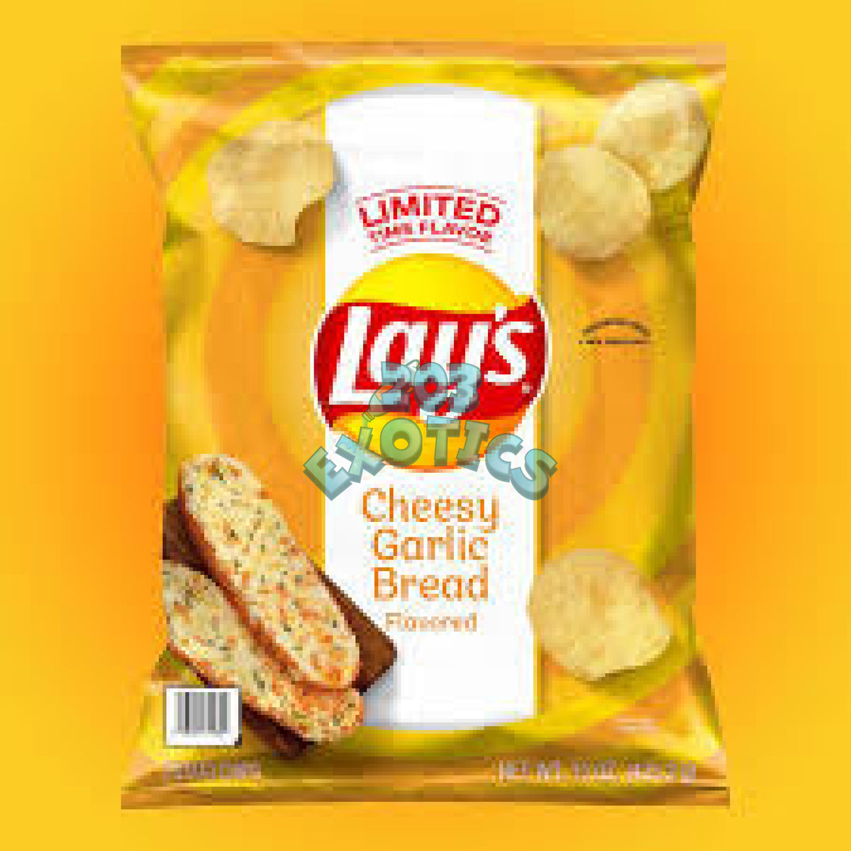 Lays Cheesy Garlic Bread (220g) | 203 Exotics