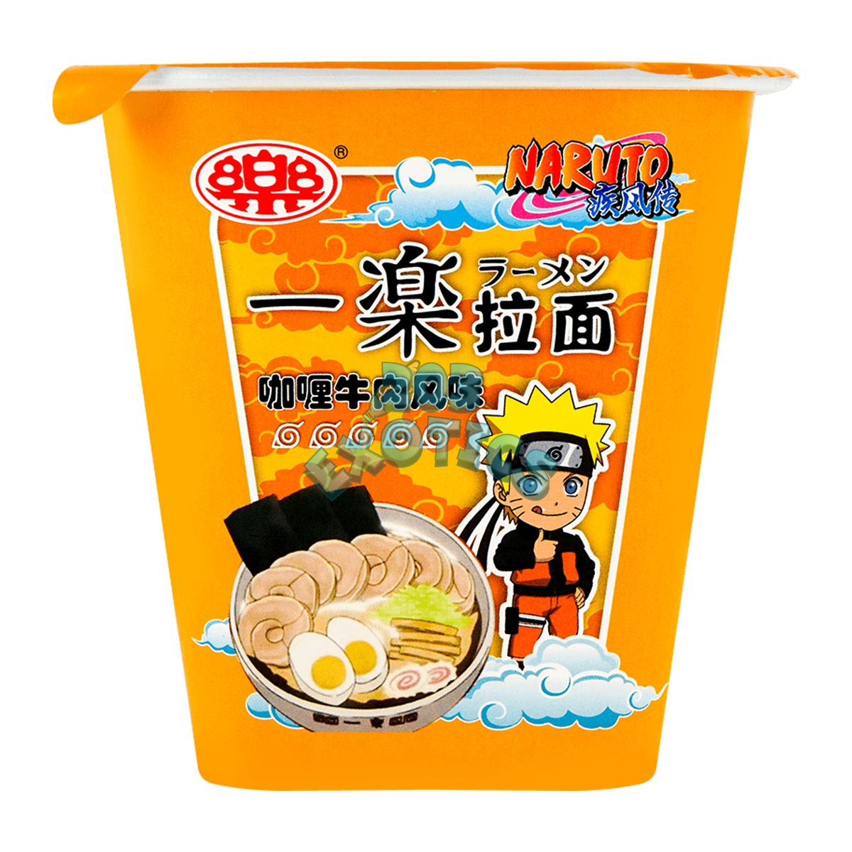 Naruto Beef Flavored Ramen Cup (China) | 203 Exotics