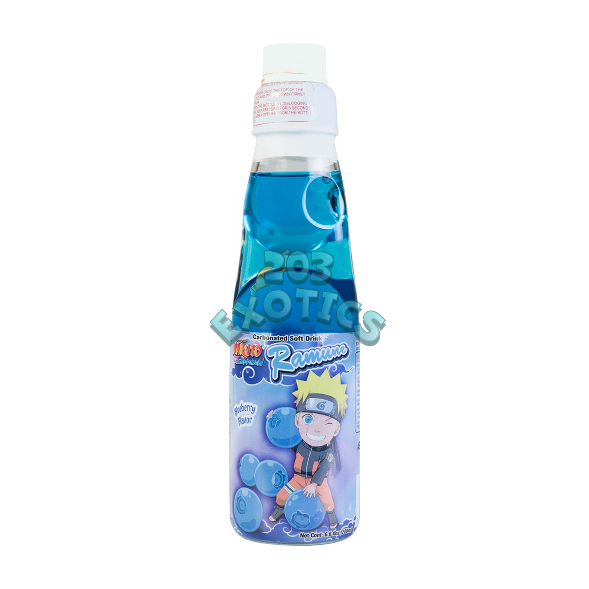 Ramune Naruto Shippuden Naruto Blue Raspberry (200ml) | 203 Exotics