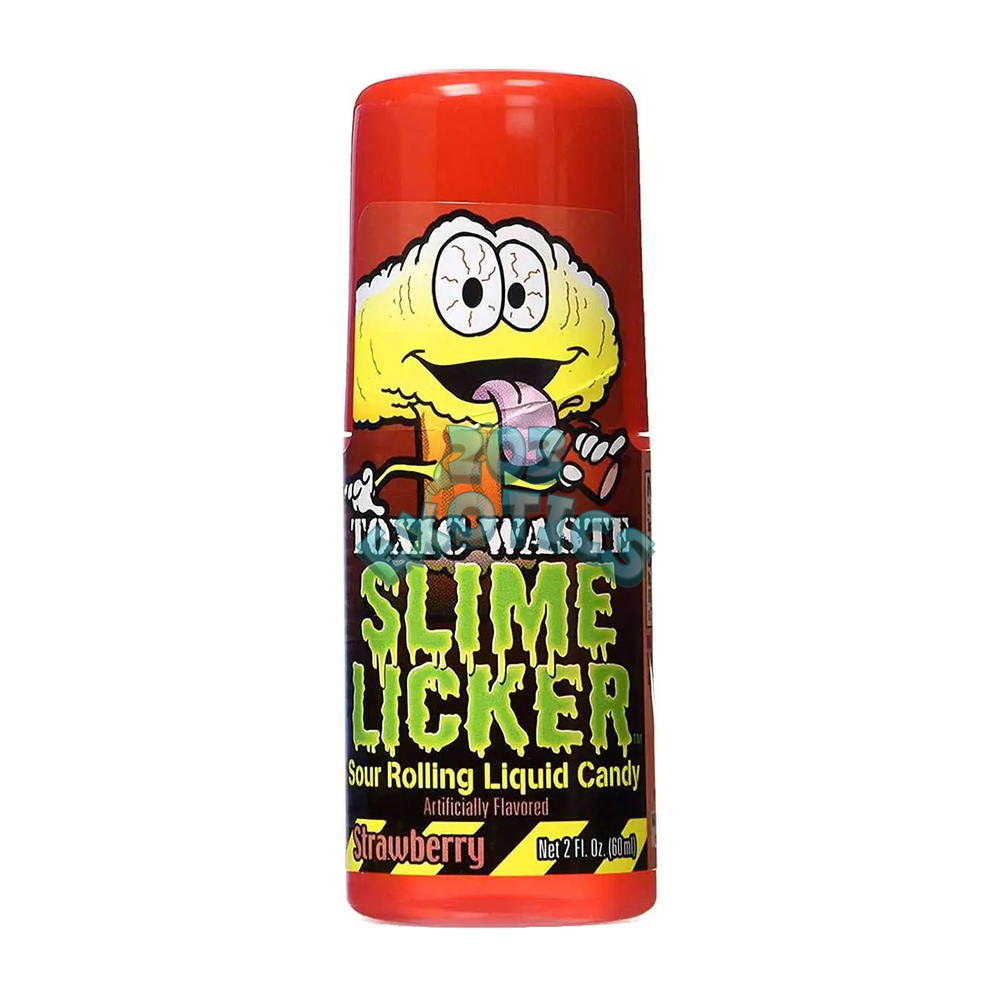 Toxic Waste Slime Licker Strawberry Sour Rolling Liquid Candy | 203 Exotics