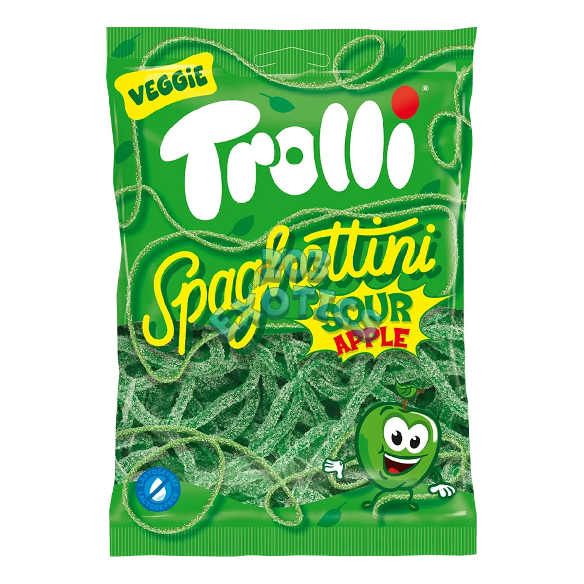 Trolli Spaghettini Sour Apple (Veggie Based) | 203 Exotics